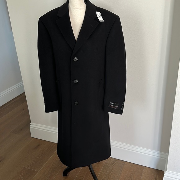 Jos. A. Bank | Jackets & Coats | Nwt Jos A Bank Men Black Coat 0 ...